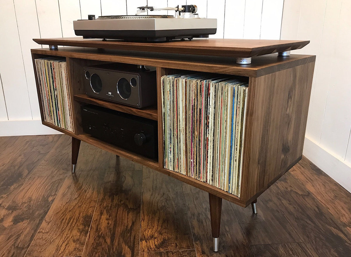 Home / View full catalog / Solid walnut turntable and stereo console ...